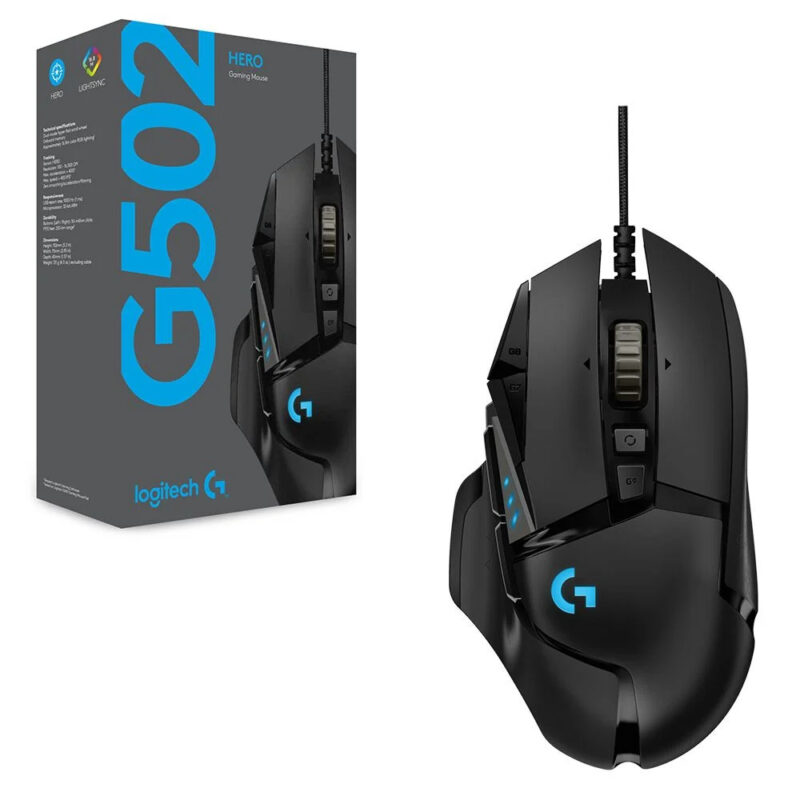 รีวิว Logitech G502 Hero RGB เมาส์เกมมิ่ง คลิกสนุก กระชับมือ ตอบสนอง ...