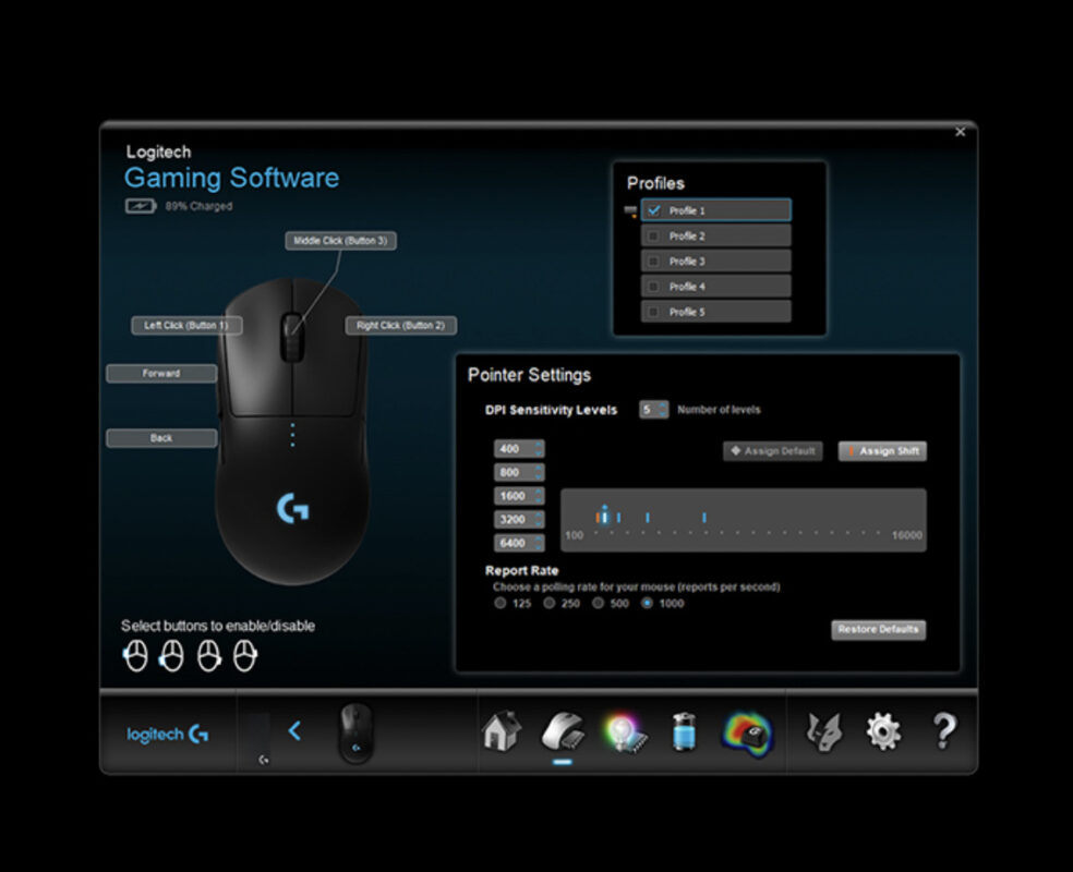 เมาส์ไร้สาย Logitech G Pro Wireless Gaming Mouse