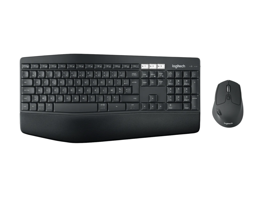 ชุดเมาส์และคีย์บอร์ด Logitech MK850 Performance Wireless Keyboard and ...