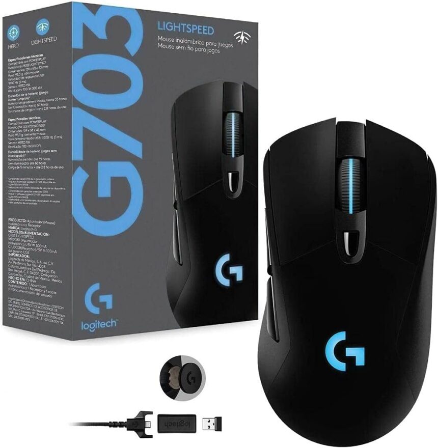 รีวิว Logitech G703 Lightspeed เมาส์ไร้สายตัวท็อป ตอบสนองไว เล็ง ...