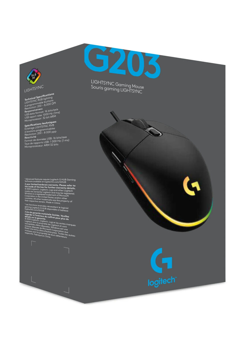 รีวิว Logitech G203 Lightsync RGB เมาส์เกมมิ่งคุณภาพครบ จบครบในตัวเดียว ...